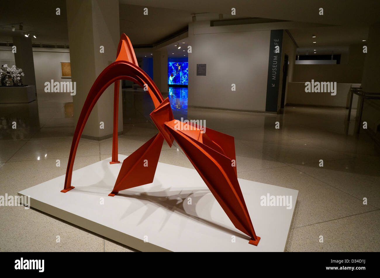Alexander Calder model for "Flamingo" , an outdoor sculpture in ...