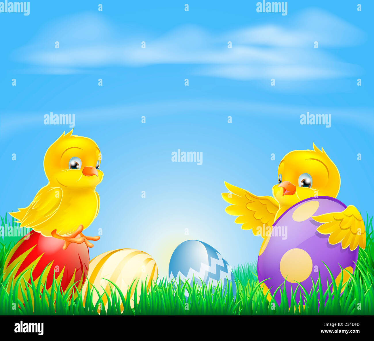 Baby birds cartoon hi-res stock photography and images - Alamy