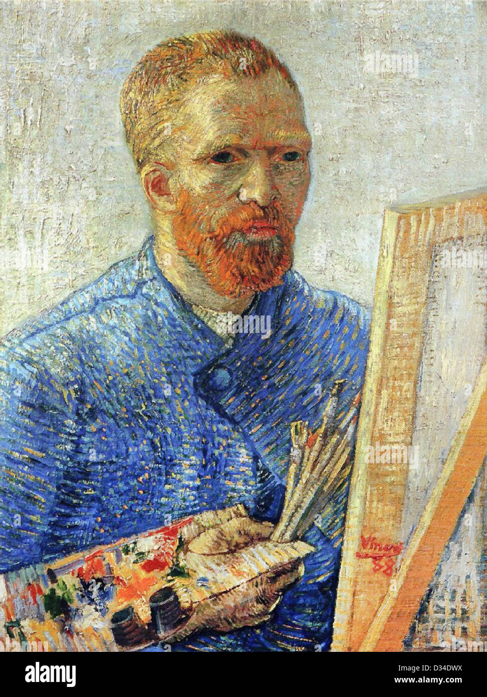 Vincent van Gogh, Self Portrait. 1888. Post-Impressionism. Oil on ...