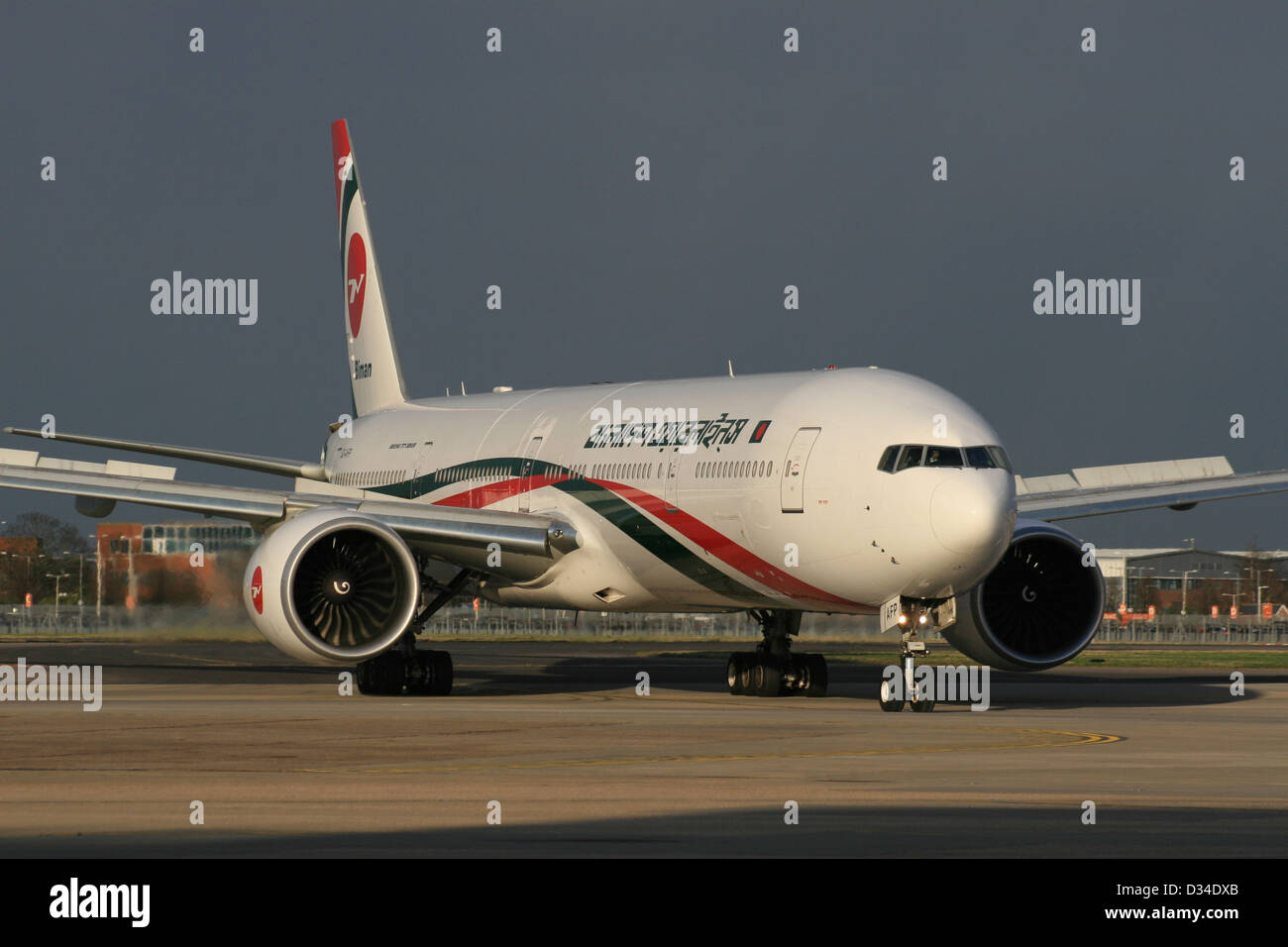 BANGLADESH BIMAN AIRLINES BOEING 777 300 Stock Photo - Alamy