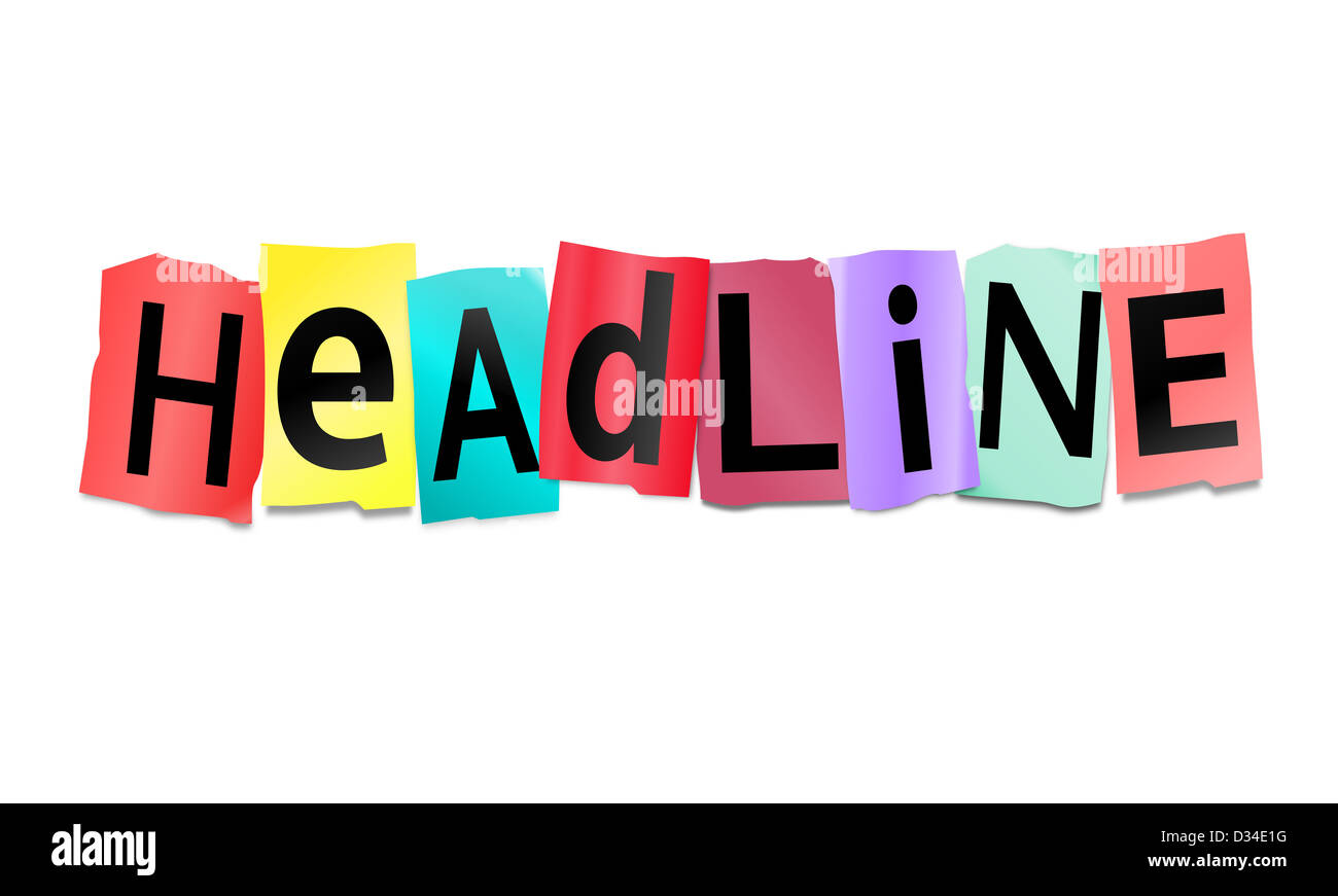 Headlines Cut Out Stock Images & Pictures - Alamy