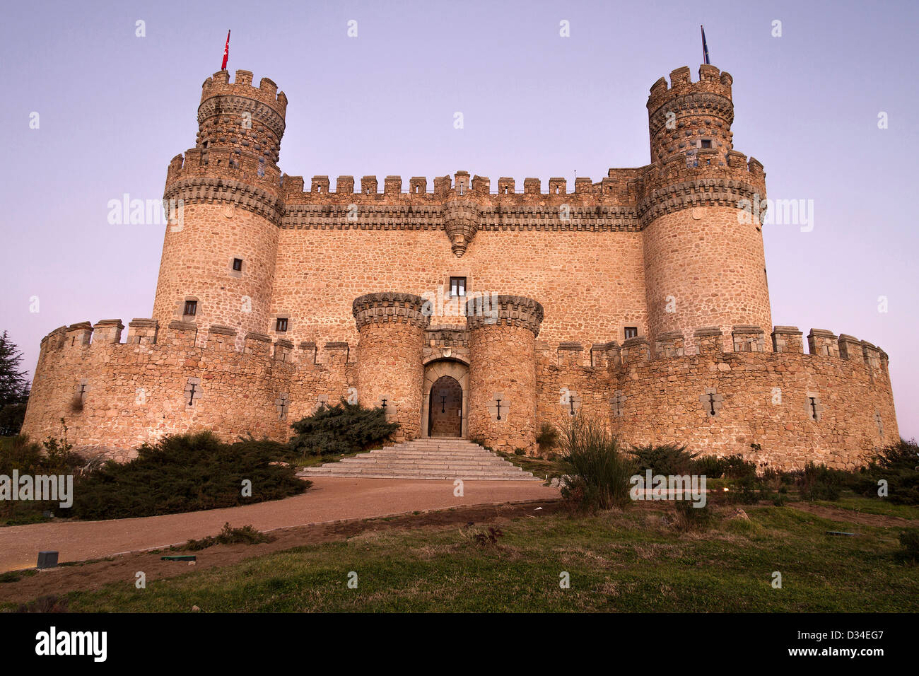 Castle of the mendoza manzanares hi-res stock photography and images ...