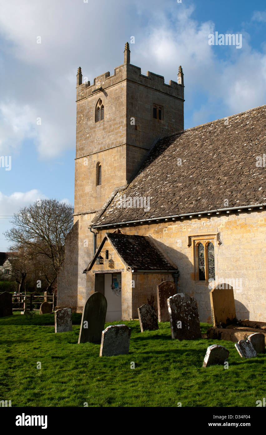 St. John the Baptist Church, Wickhamford, Worcestershire, England, UK ...