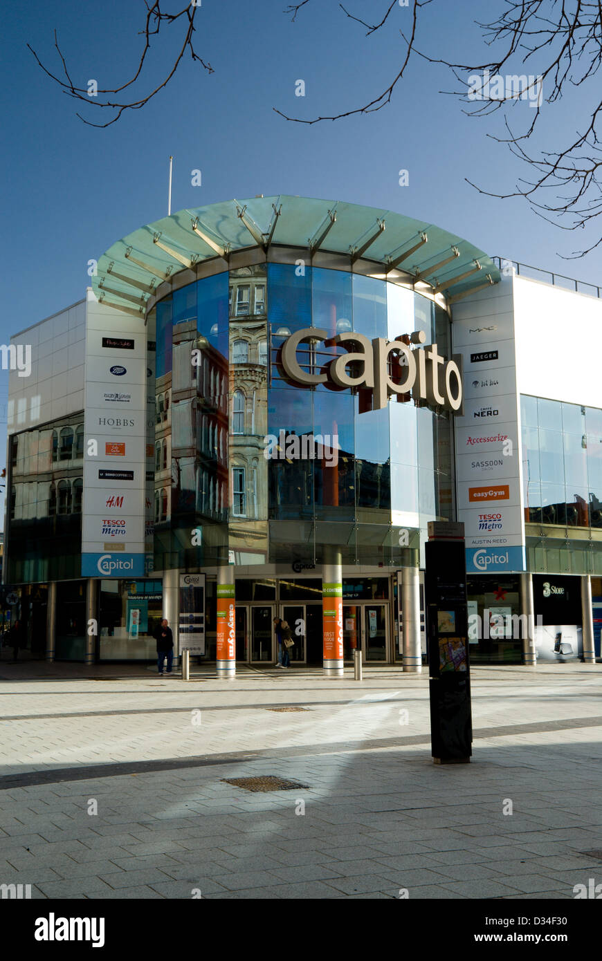 Capitol shopping centre, Queen Street, Cardiff Glamorgan, South Wales ...