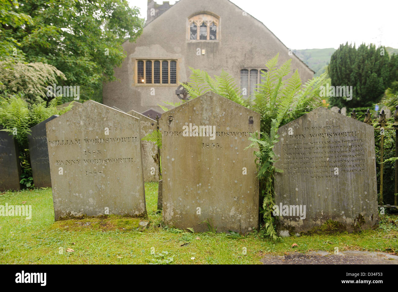 William Wordsworth Grave Stock Photo - Alamy
