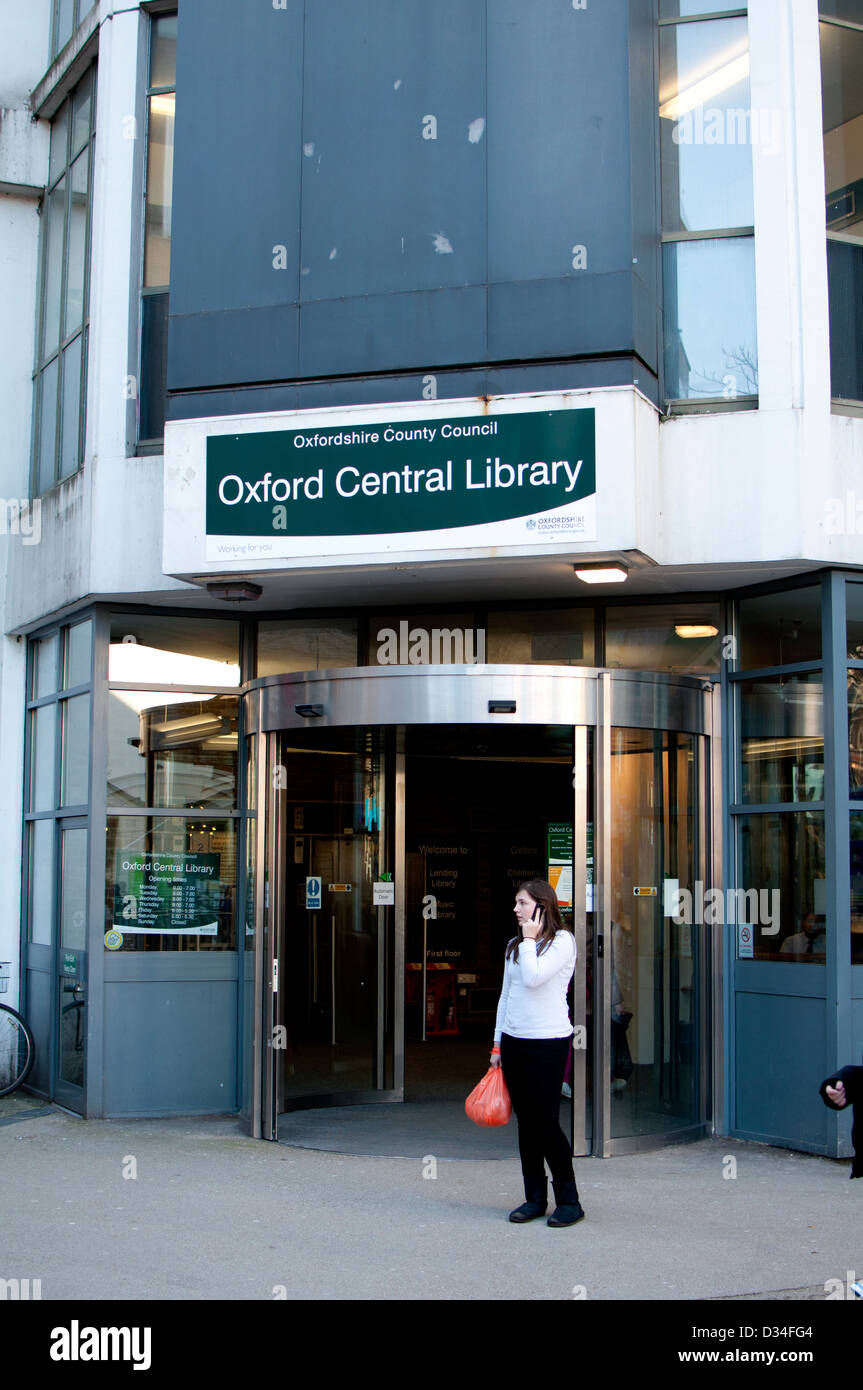 Oxford Central Library, Oxford, UK Stock Photo - Alamy