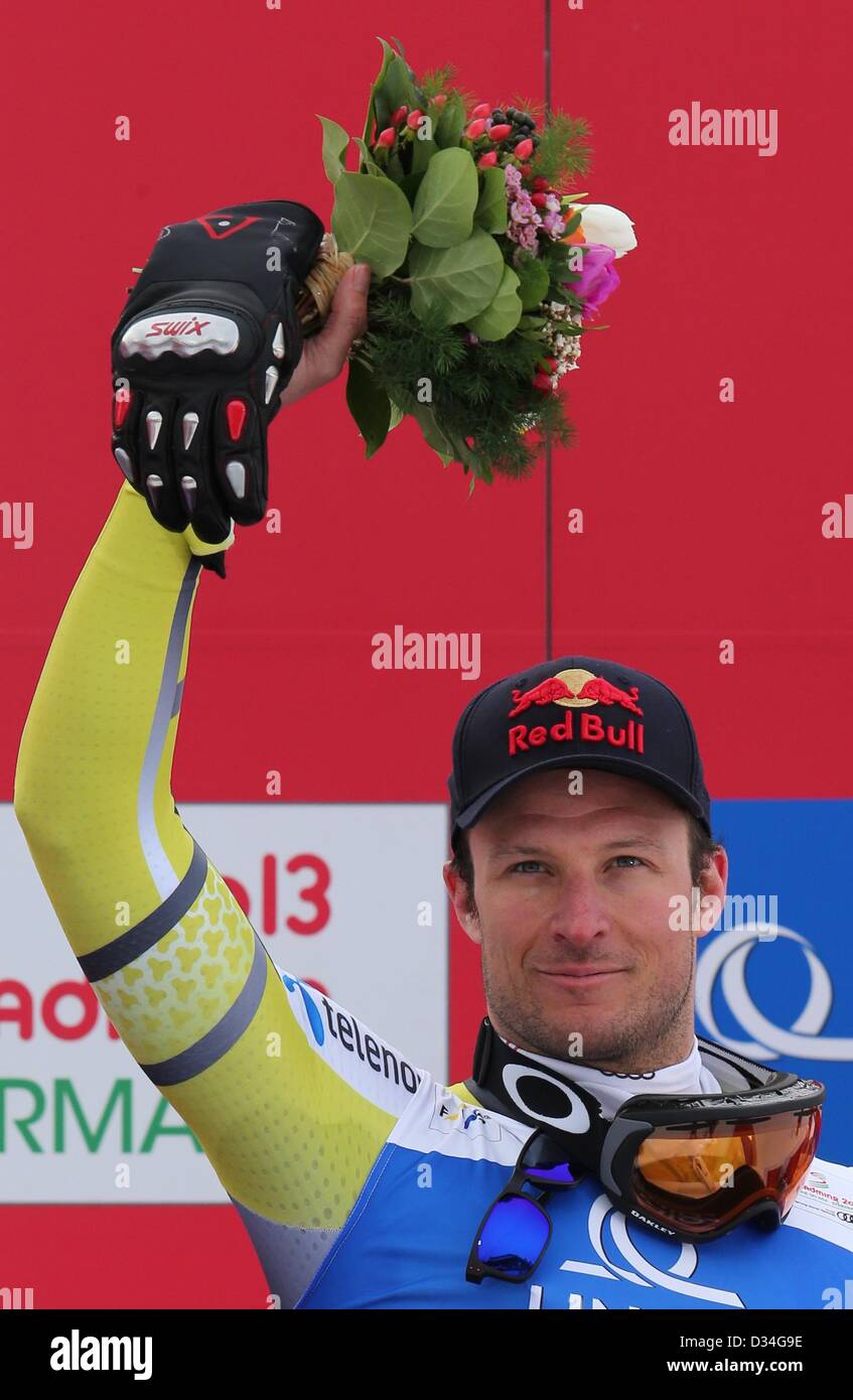 Schladming, Austria. 9th February 2013. Aksel Lund Svindal of Norway ...