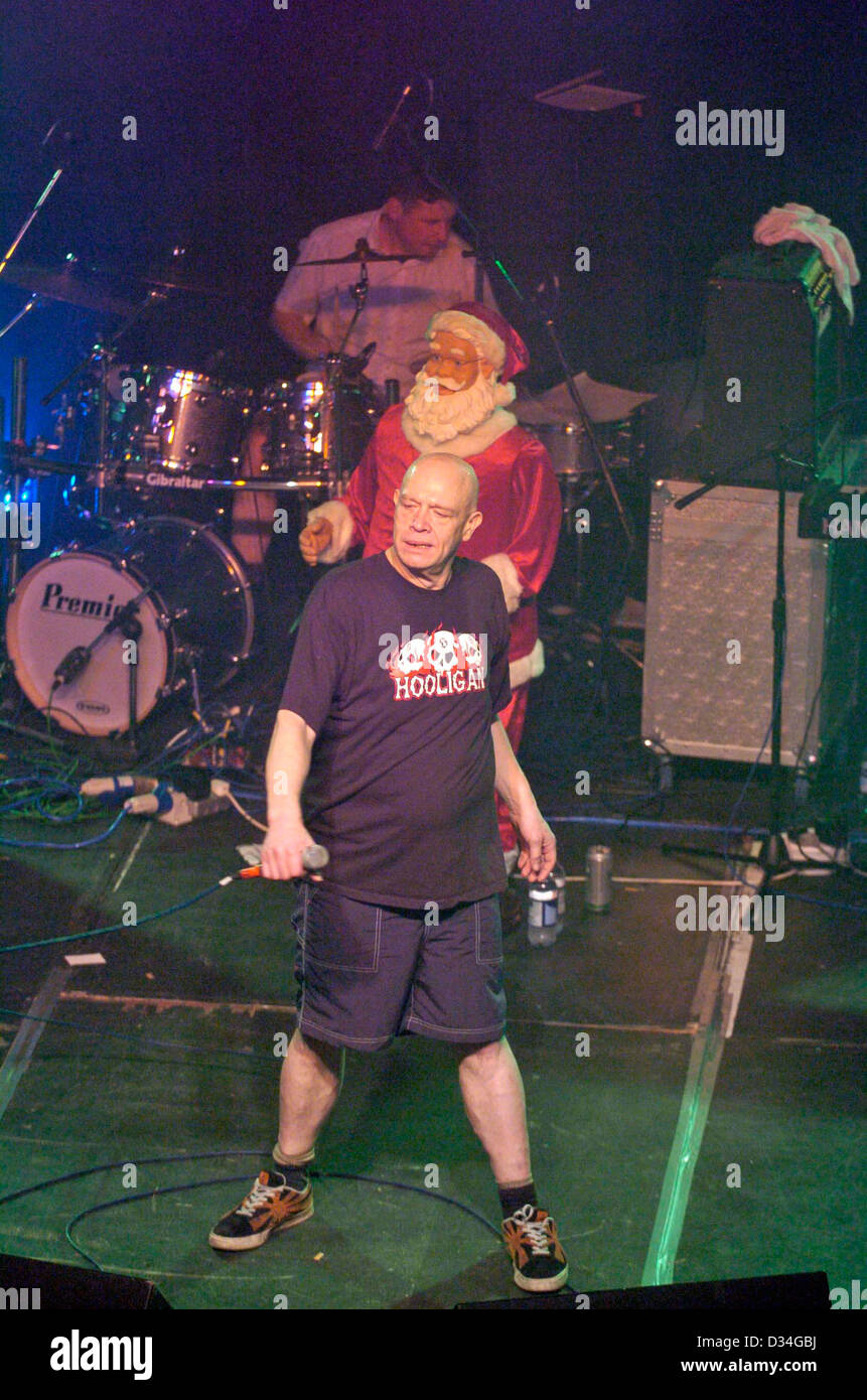 Buster Bloodvessel performing with Bad Manners at the Newport Centre ...