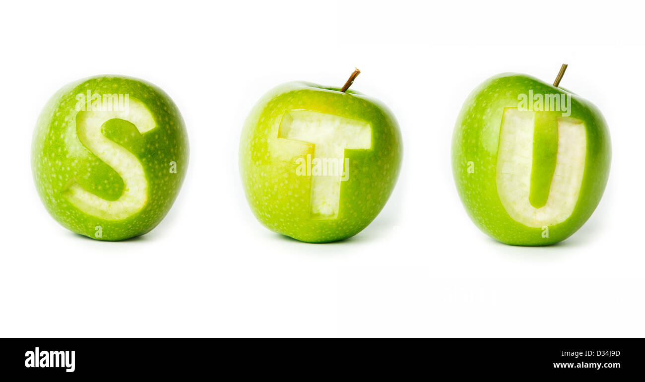 Fruit Alphabet Letters High Resolution Stock Photography and Images - Alamy