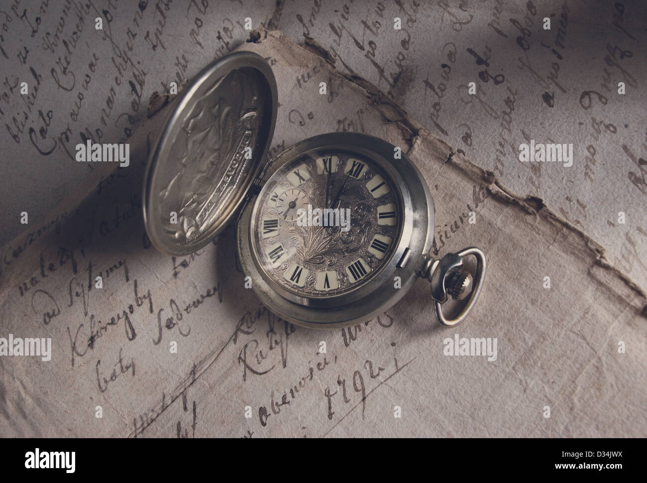 Old handwritten letter with date hi-res stock photography and images ...