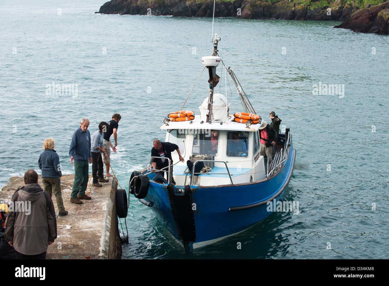 Dale Princess passenger ferry to Skokhom Island, Pembrokeshire, South ...