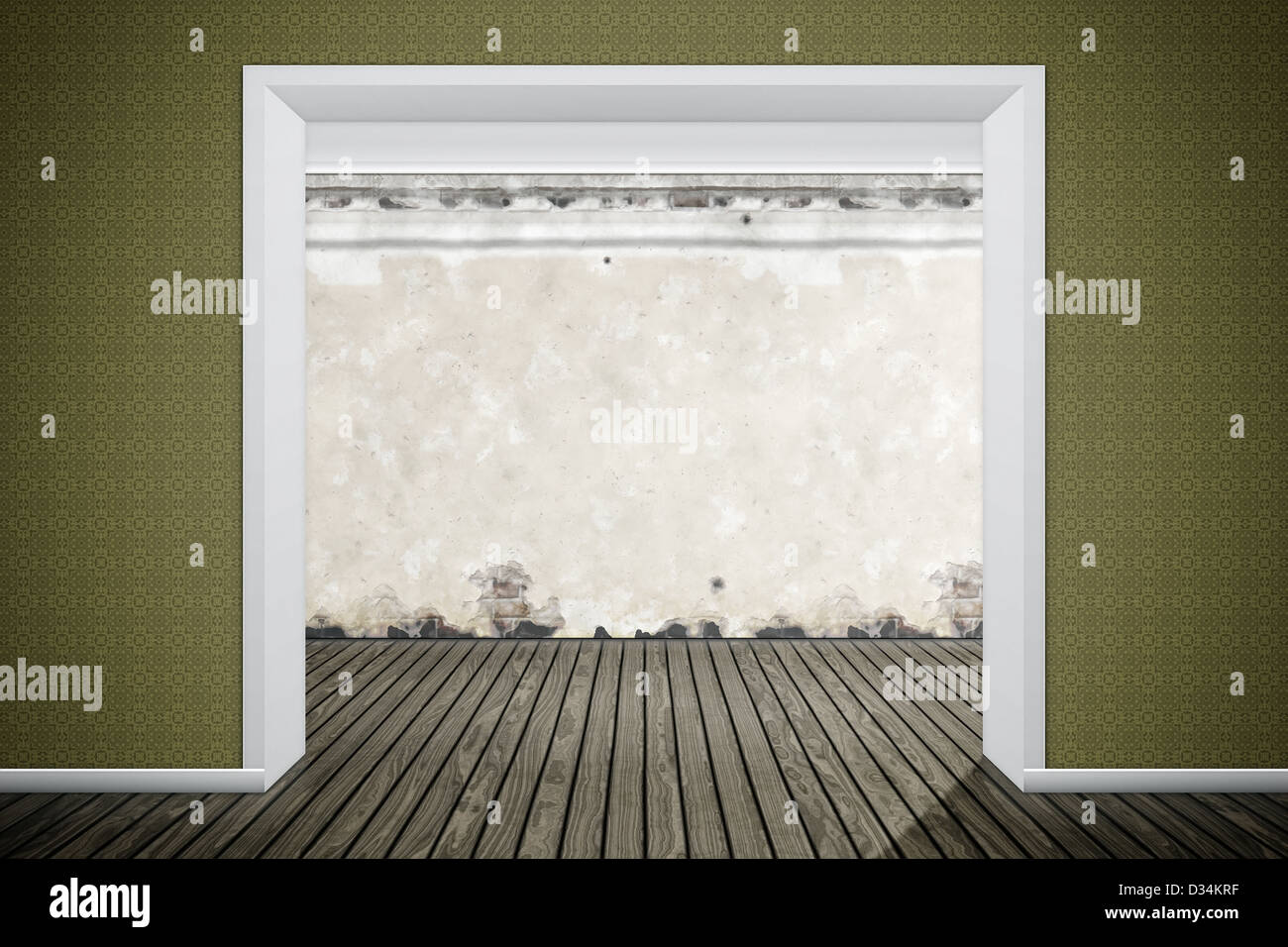 An image of a nice room with a wall for your content Stock Photo - Alamy