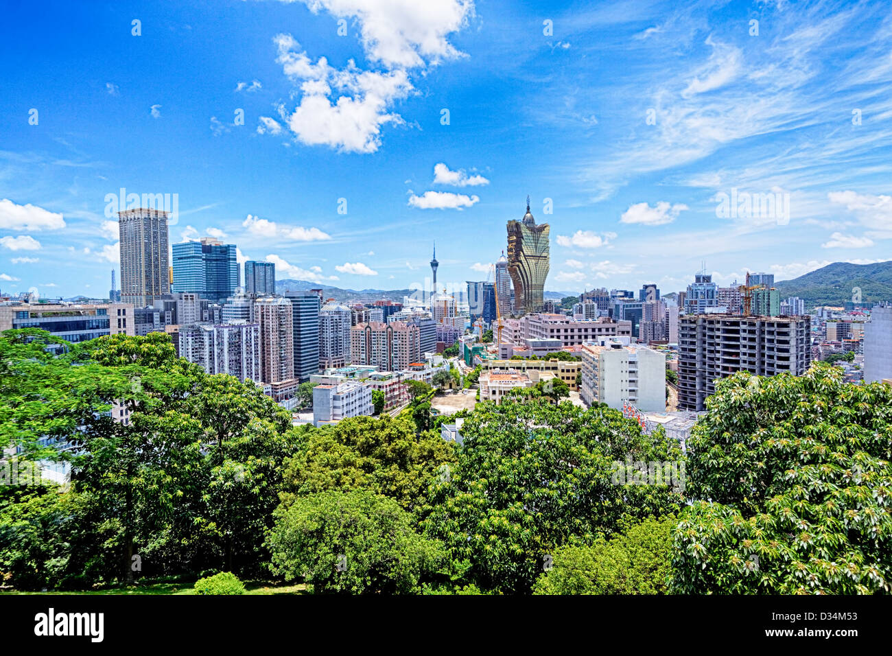 Macau skyline hi-res stock photography and images - Alamy