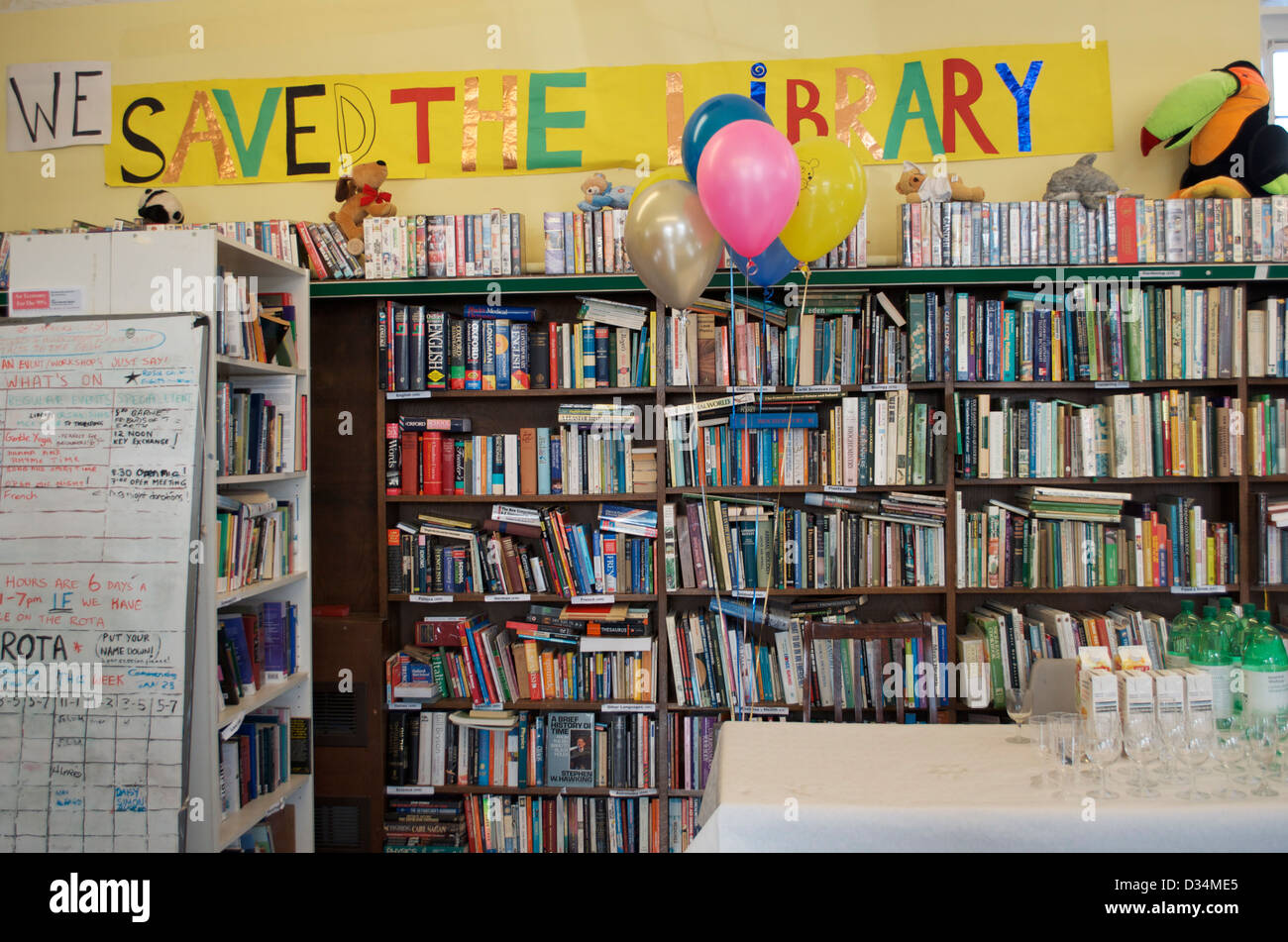 Friern Barnet Library Occupation squat Stock Photo - Alamy