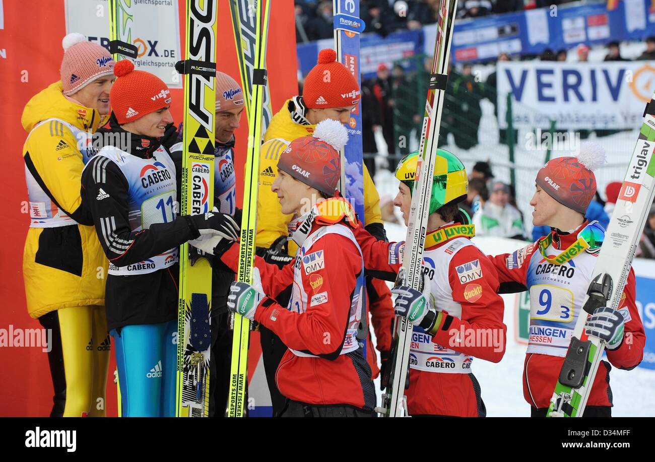 German ski jumping team members hi-res stock photography and images - Alamy