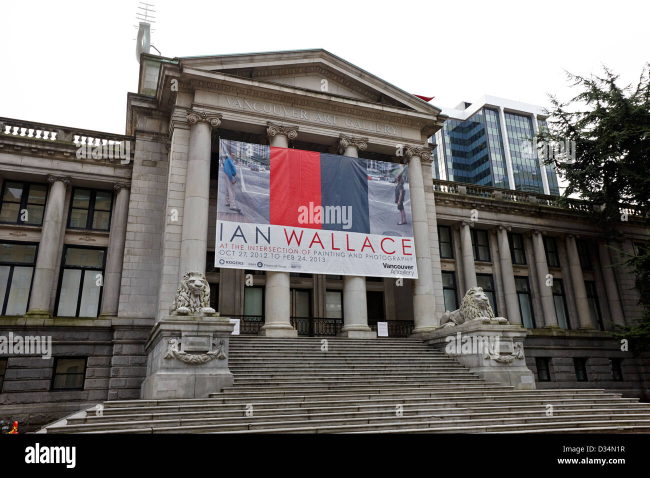 Vancouver Art Gallery in the former main courthouse BC Canada Stock ...