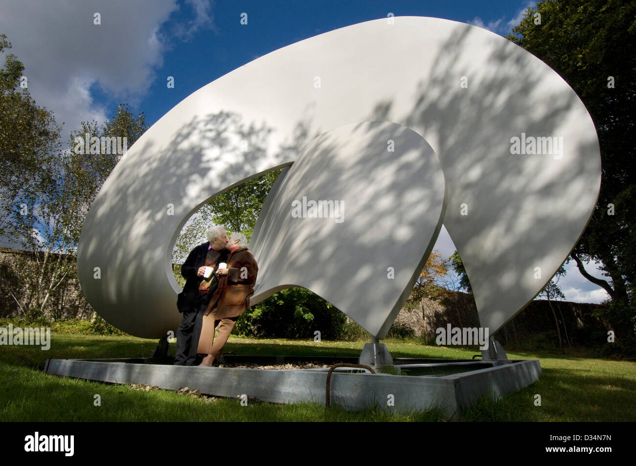 Wilfred and Jeamette Cass. founders of the Cass Sculpture Foundation ...