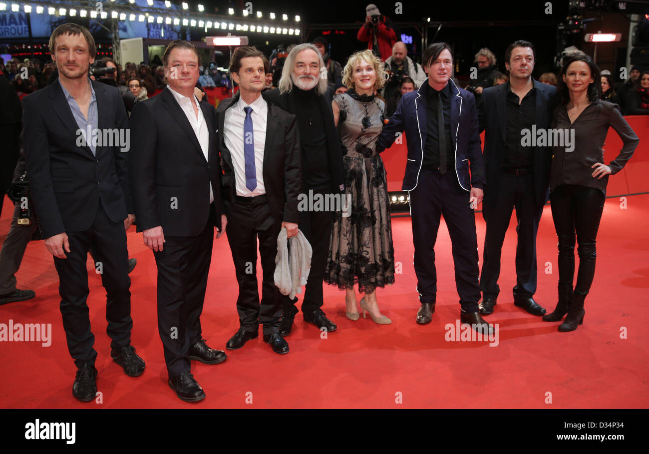 Actors Marko Mandic (L-R), Peter Kurth, Lars Rudolph, Wolfgang ...