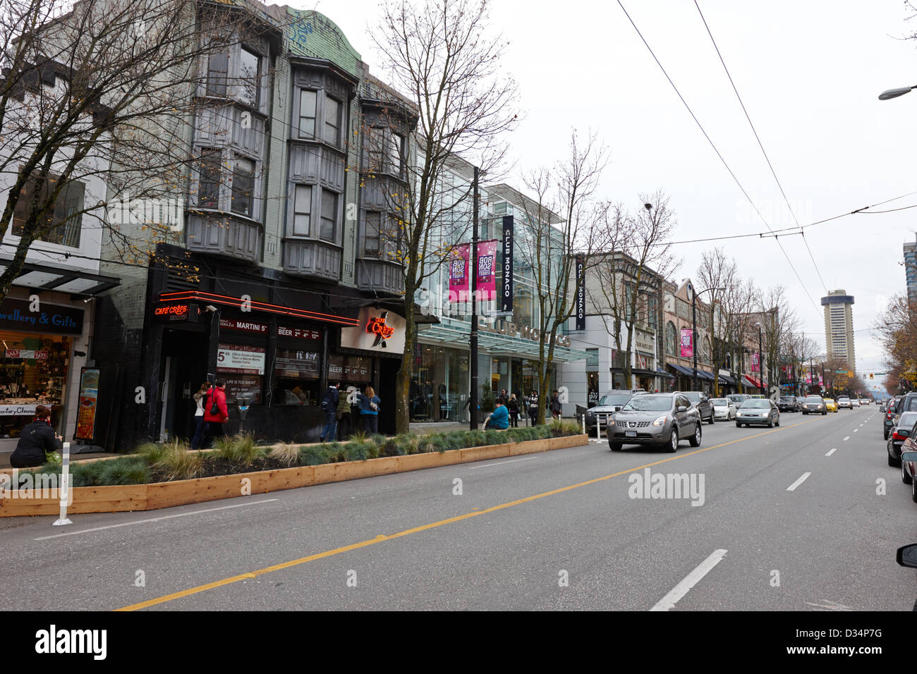 Vancouver robson st hi-res stock photography and images - Alamy