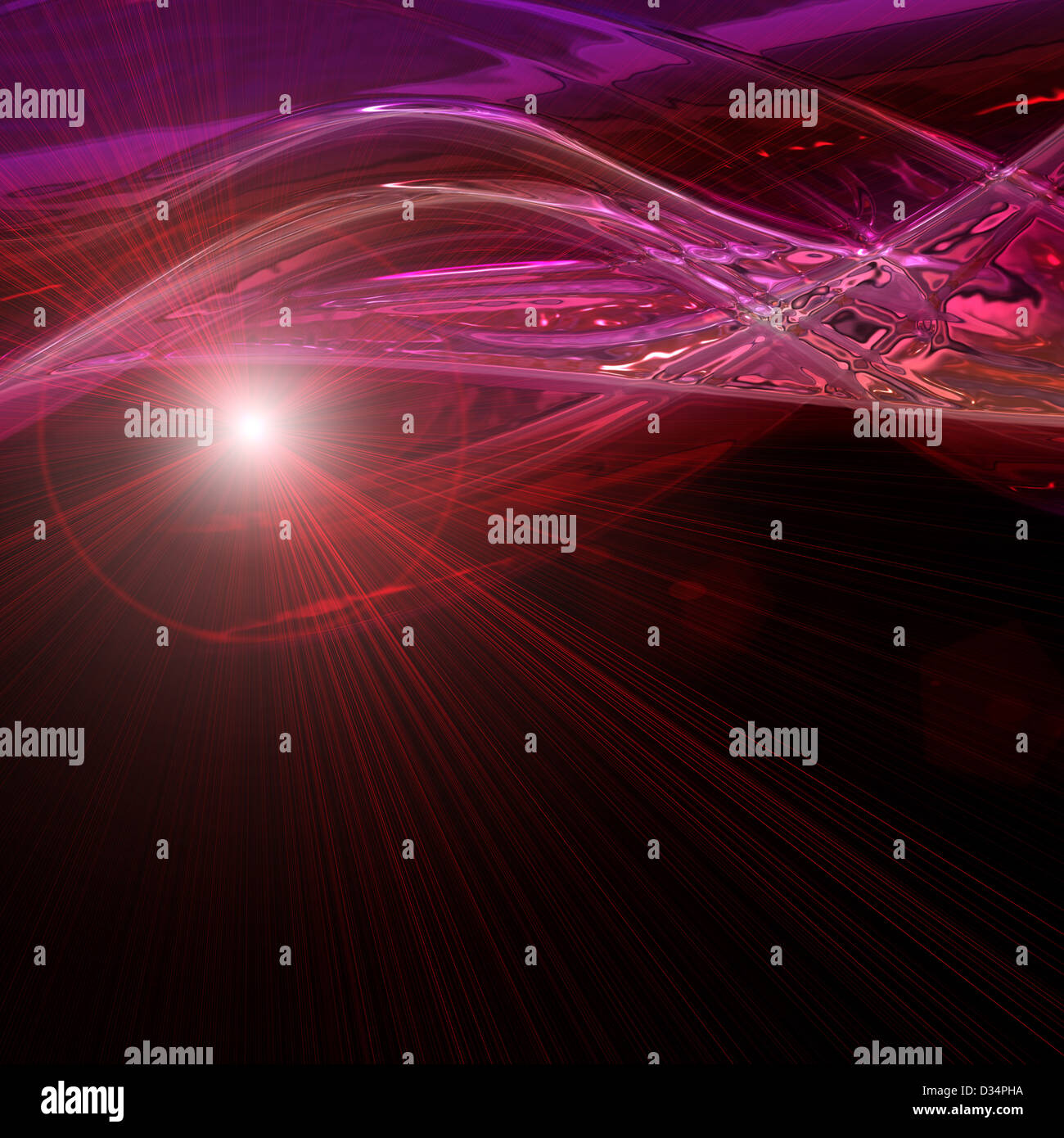 Futuristic technology wave background design with lights Stock Photo ...