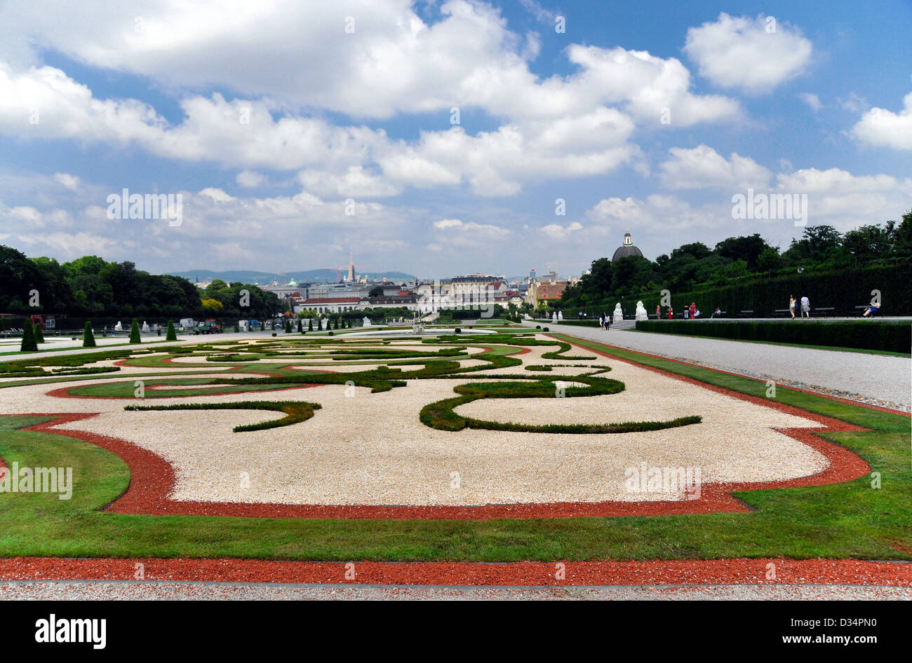Park the Belvedere. Vienna. Austria Stock Photo - Alamy