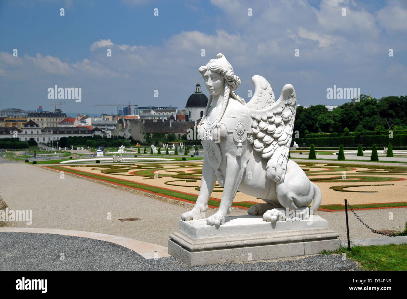 Park the Belvedere. Vienna. Austria Stock Photo - Alamy