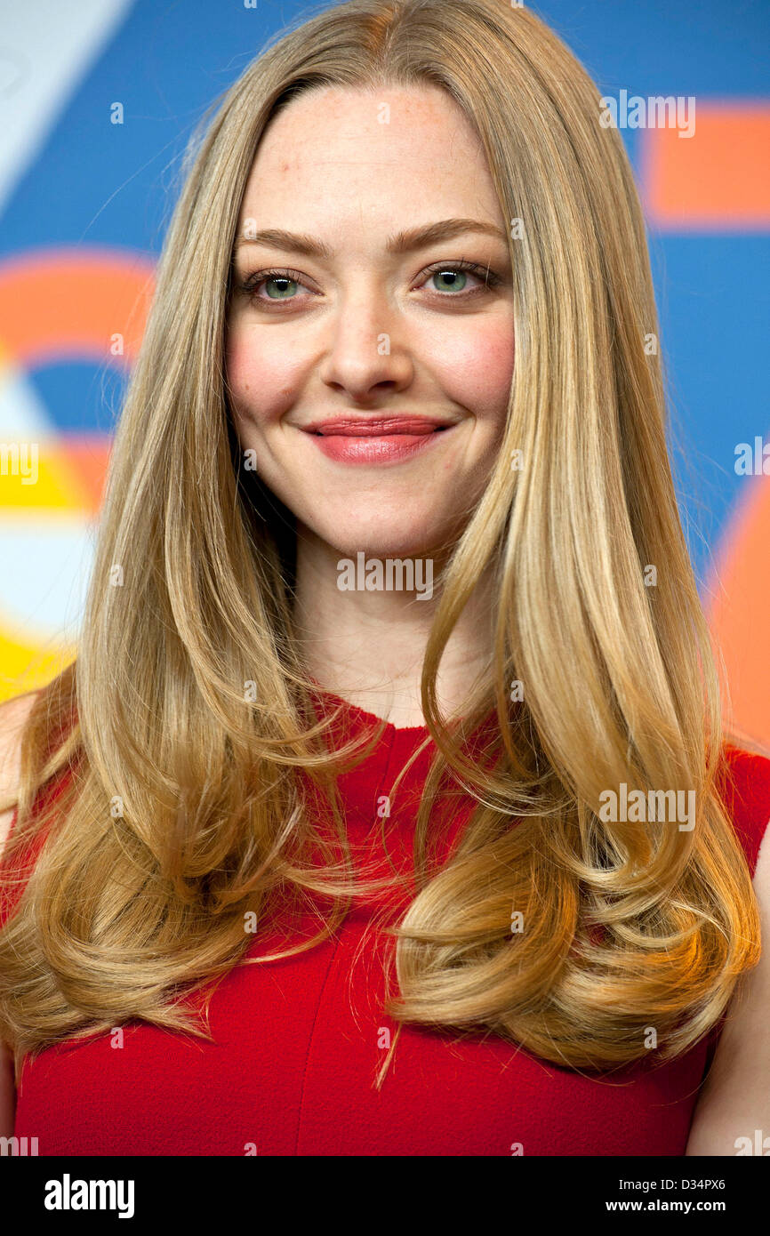 Berlin, Germany. 9th February 2013. Actress Amanda Seyfried during the ...