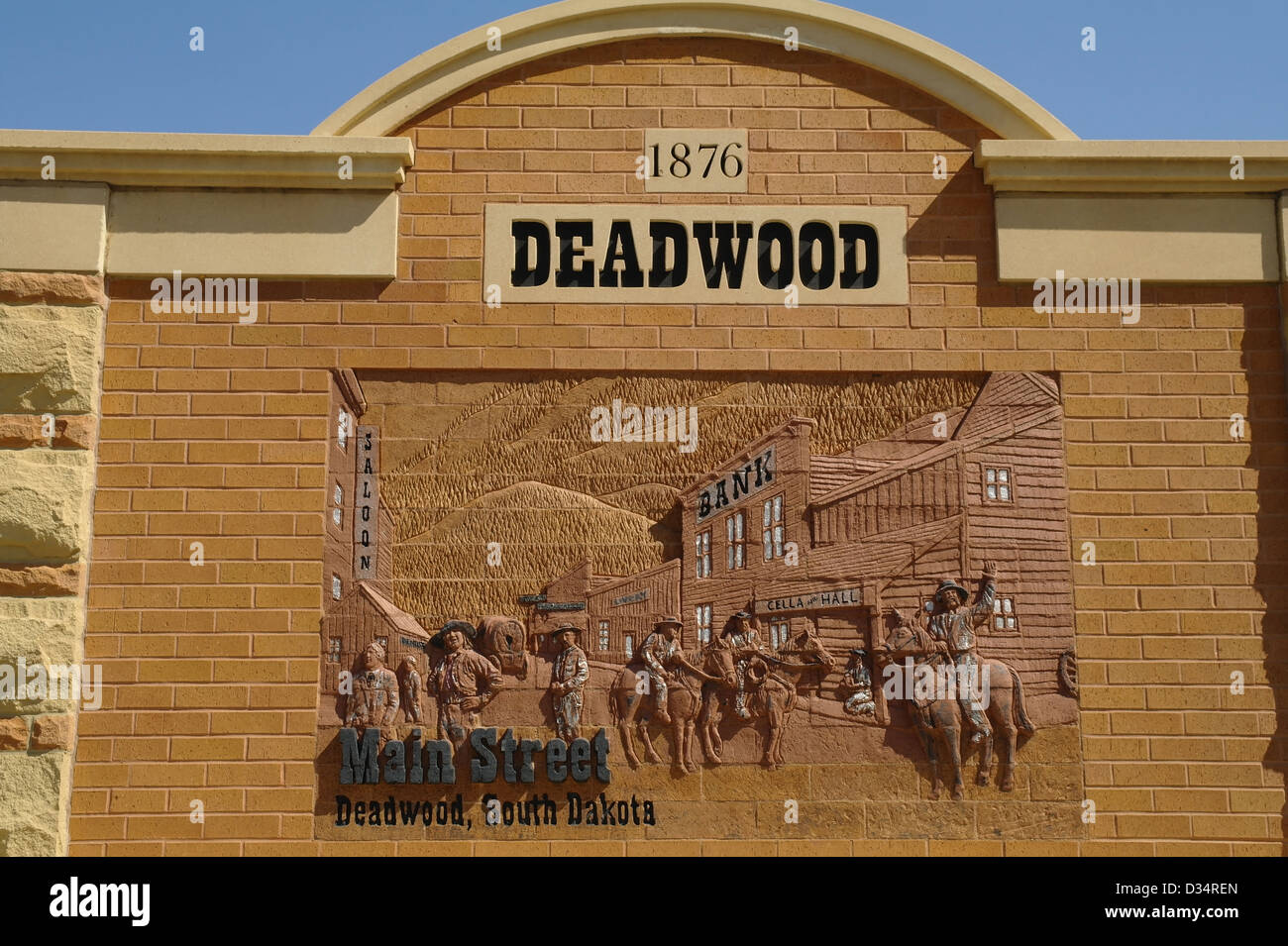 Deadwood south dakota sign hi-res stock photography and images - Alamy