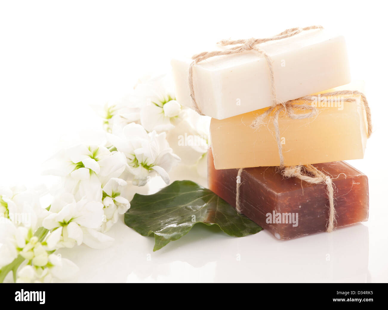 Handmade Soap closeup.Spa products Stock Photo - Alamy