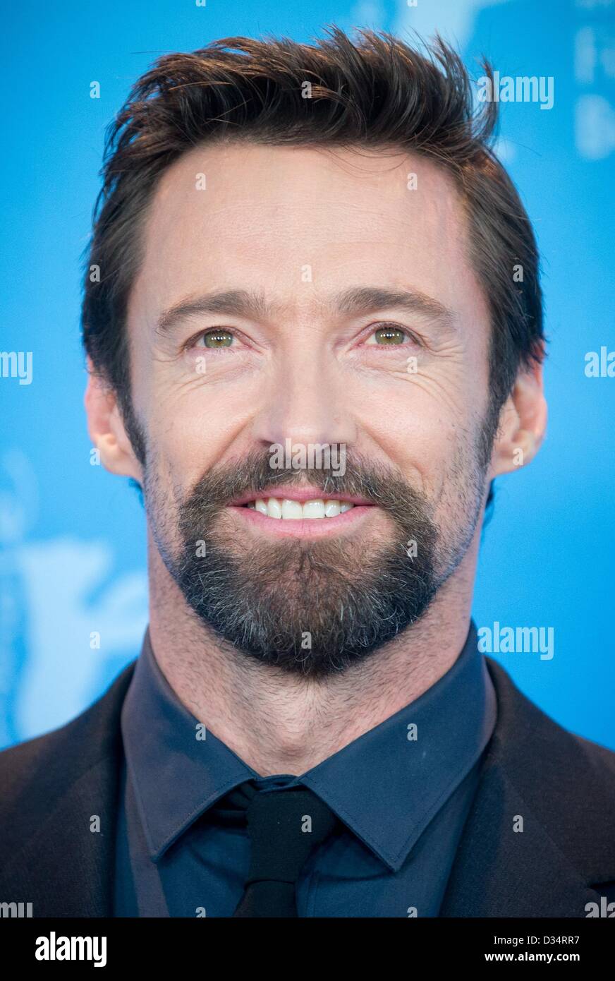 Australian actor hugh jackman poses hi-res stock photography and images ...