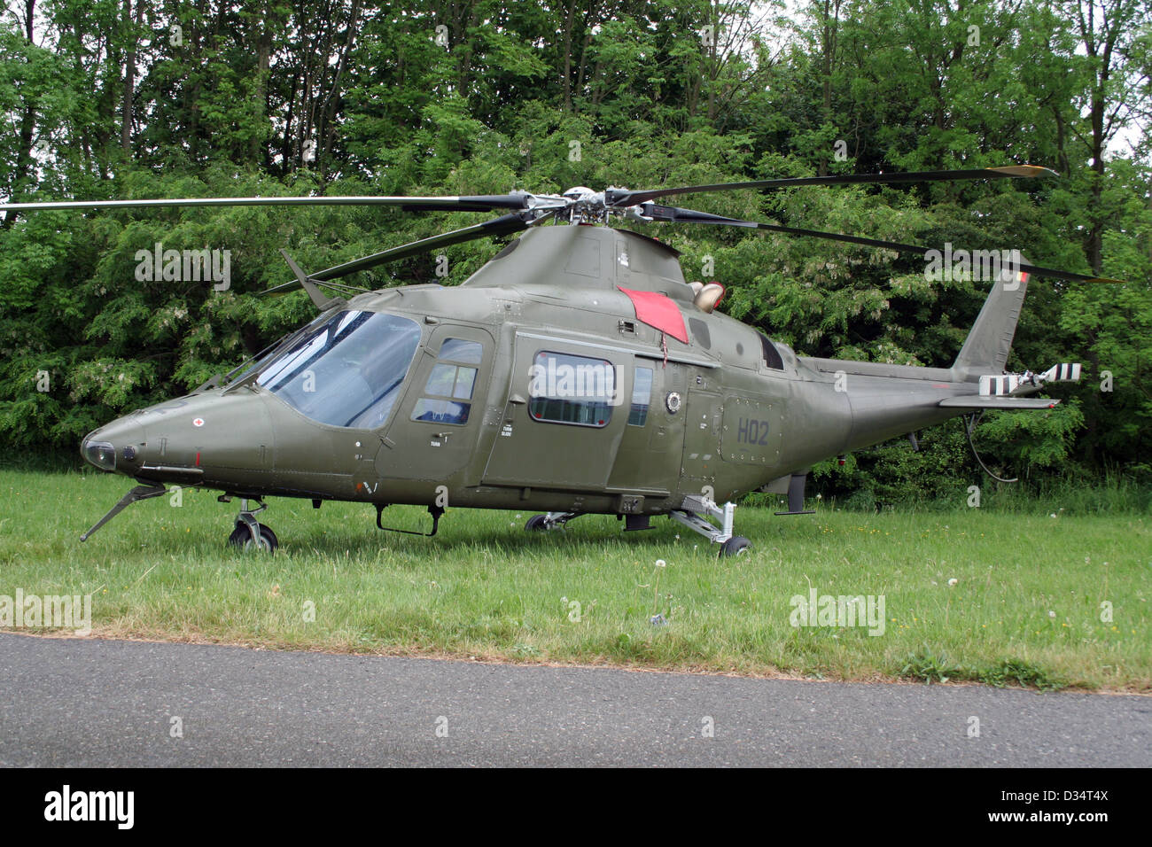 Belgian Army Augusta A109 helicopter Stock Photo - Alamy