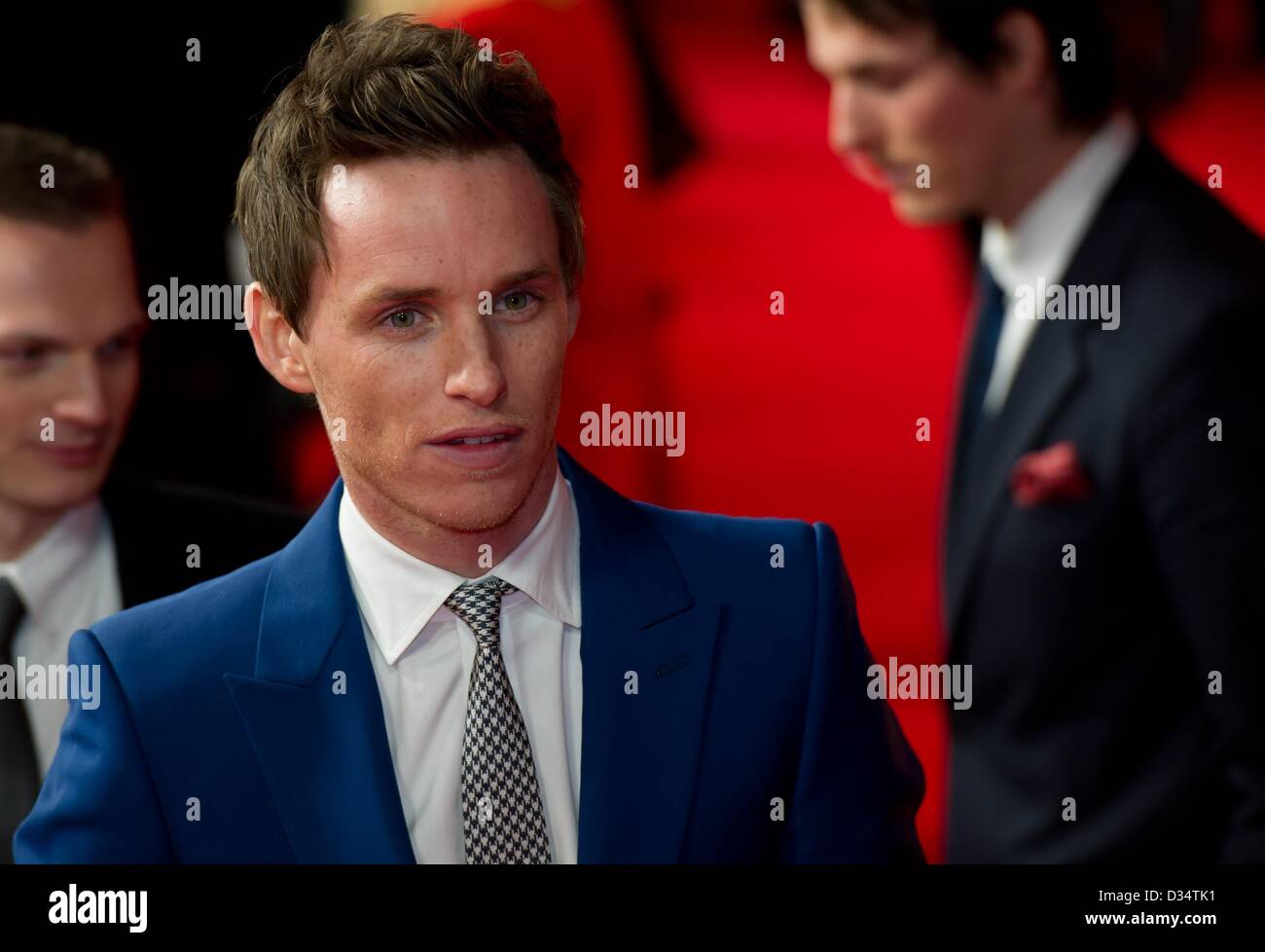 British actor Eddie Redmayne arrives for the premiere of the movie 'Les ...