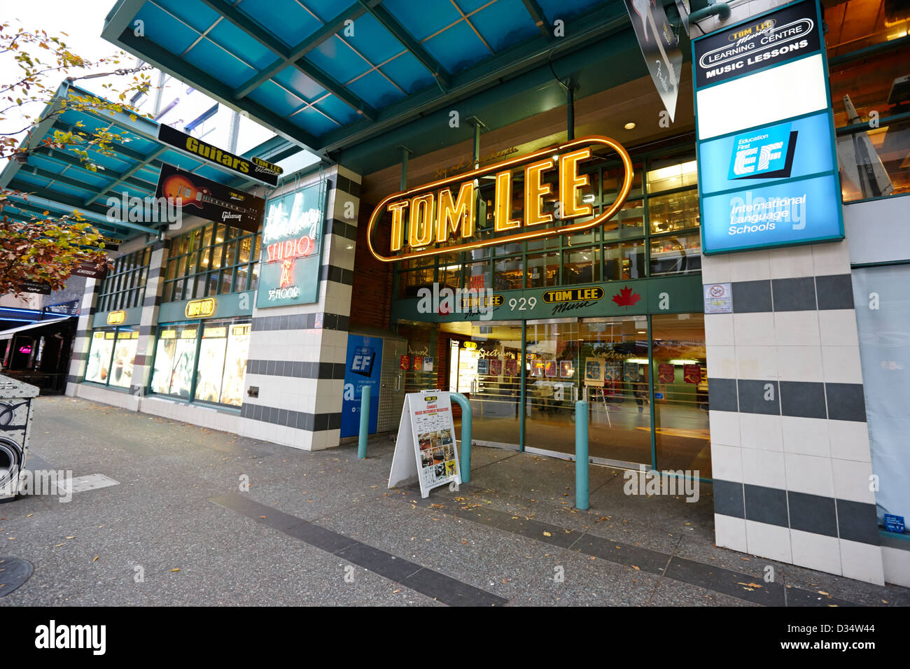 tom lee music store Vancouver BC Canada Stock Photo - Alamy