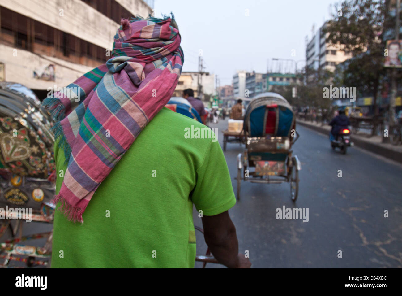 Cycle Rickshaws in Central Dhaka, Bangladesh Stock Photo - Alamy