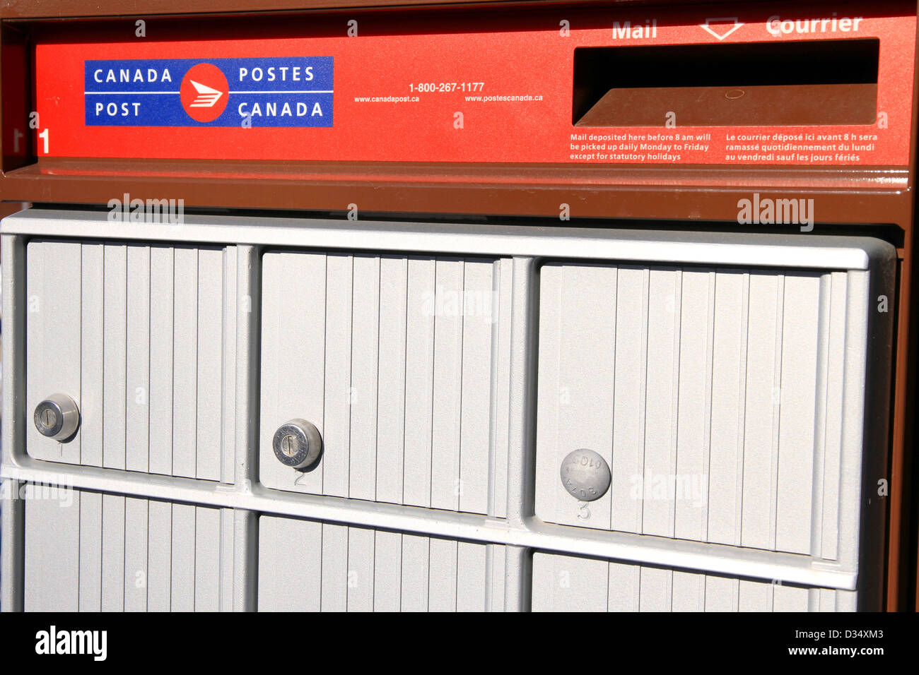Post Canada Mailbox Stock Photo Alamy
