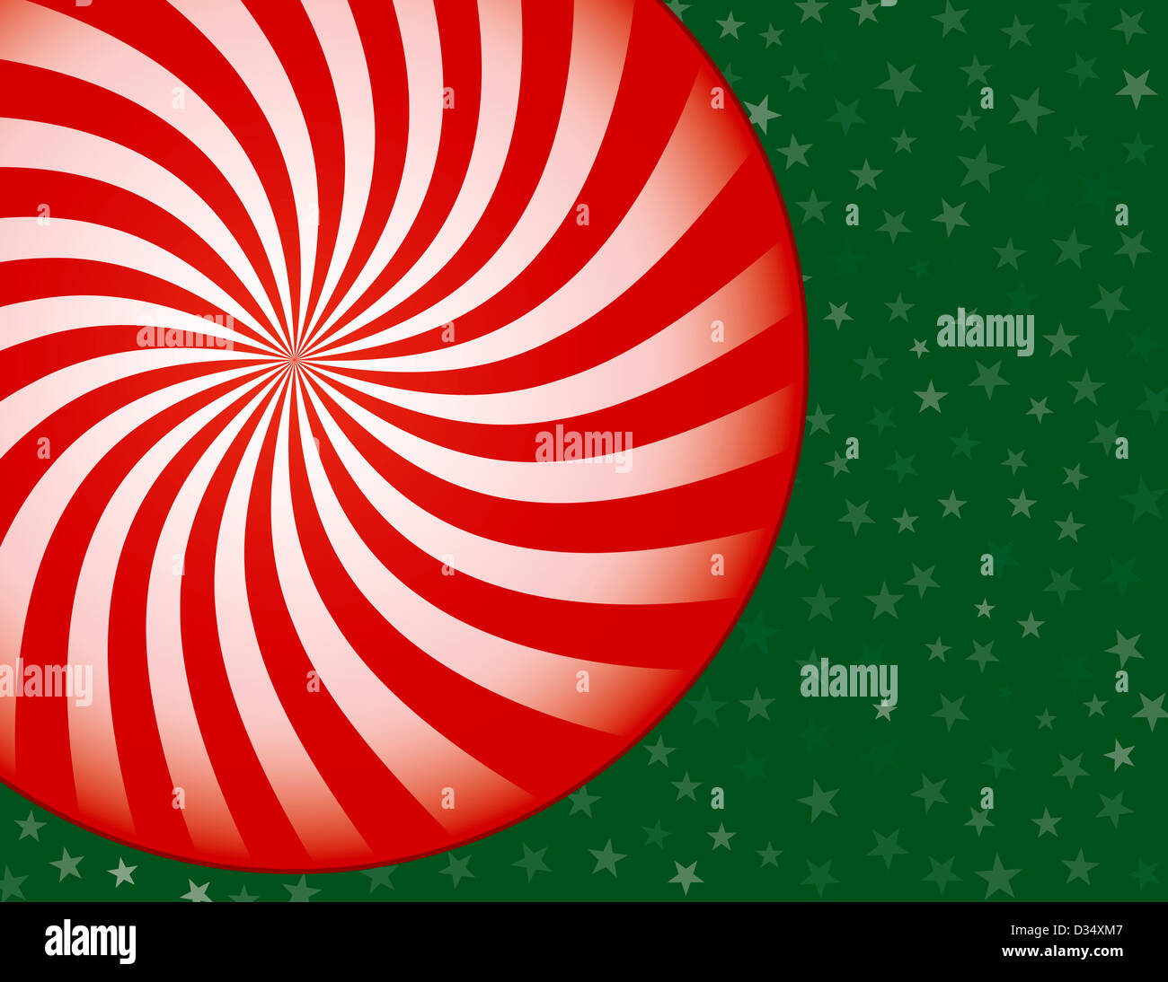 Single Green Peppermint Candy