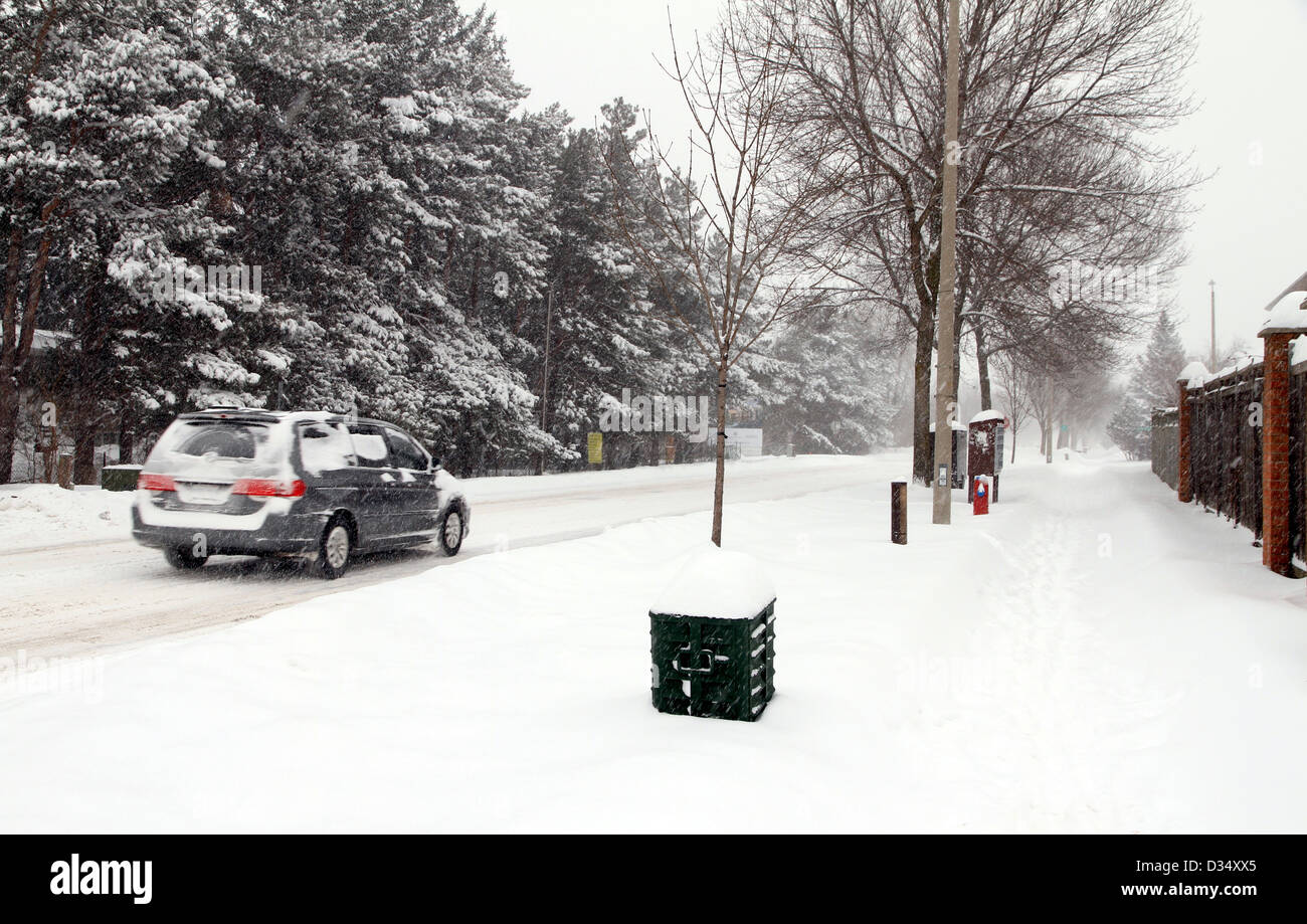 Adverse Weather Roads Stock Photo - Alamy