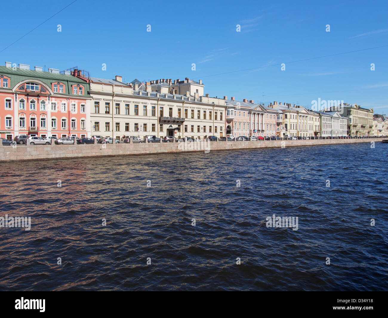 Fontanka River in St. Petersburg, Russia Stock Photo - Alamy