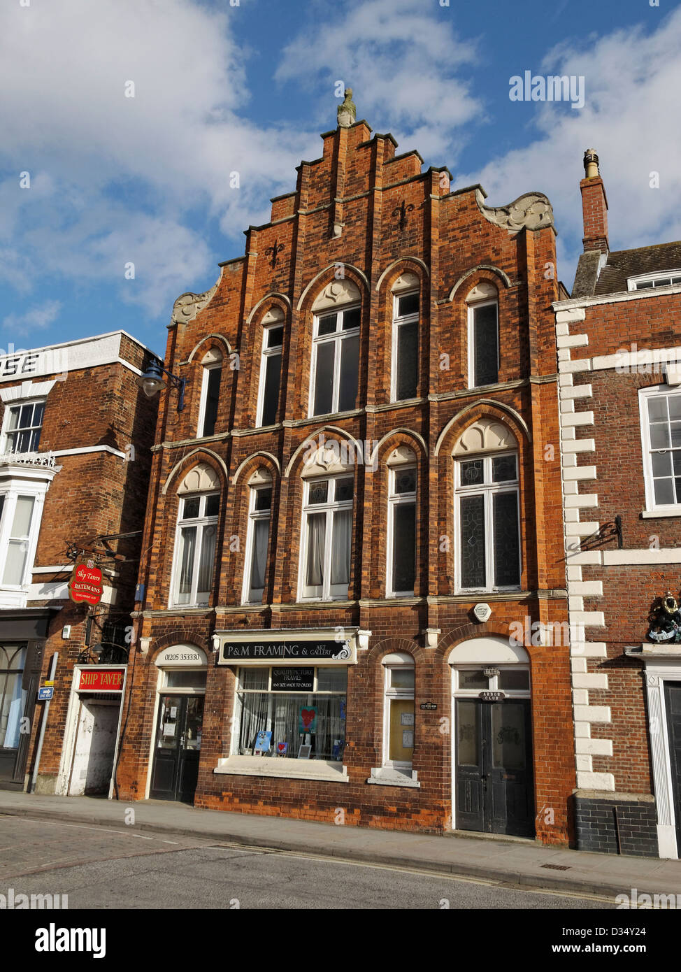 A dutch gabled building in Boston, Lincolnshire, England Stock Photo ...