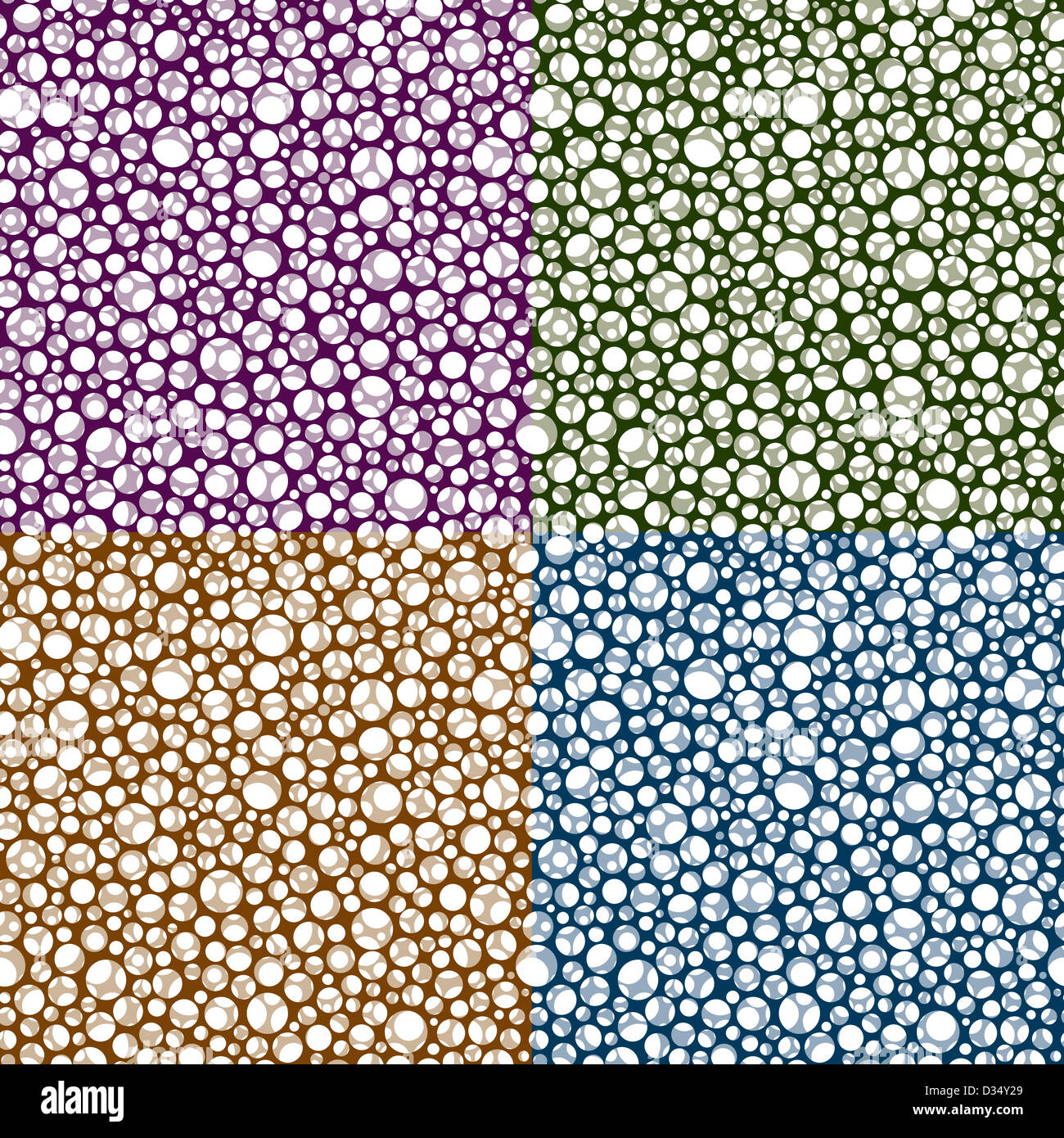 Repeating Circle Pattern Background in Four Color Choices Stock Photo ...