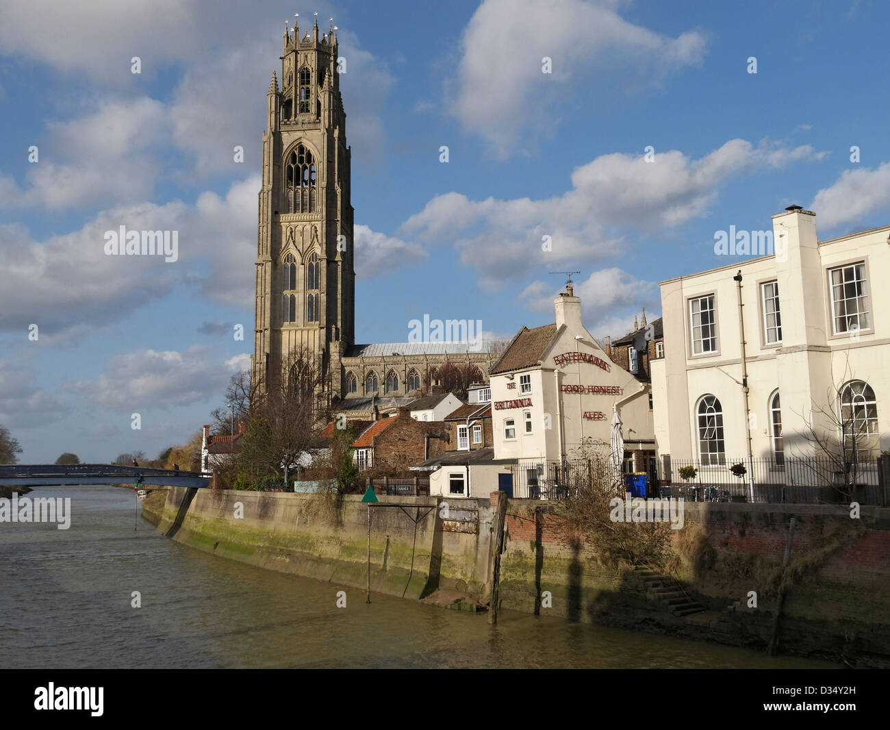St Botolph's church, Boston, Lincolnshire, England. Its tall tower is ...