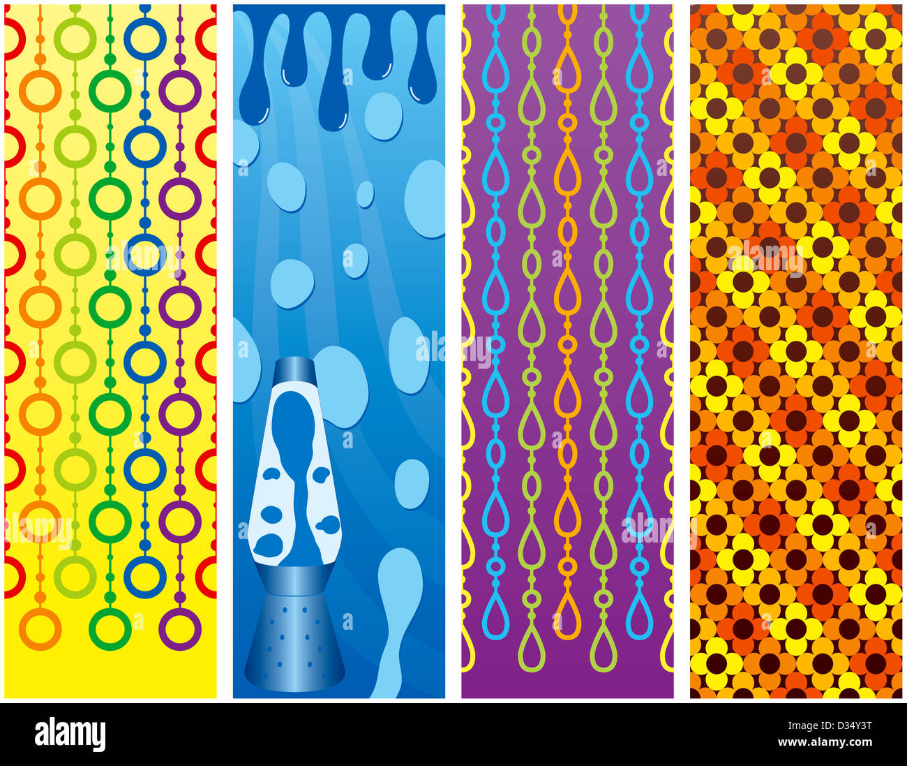 Vertical Retro Backgrounds Stock Photo - Alamy