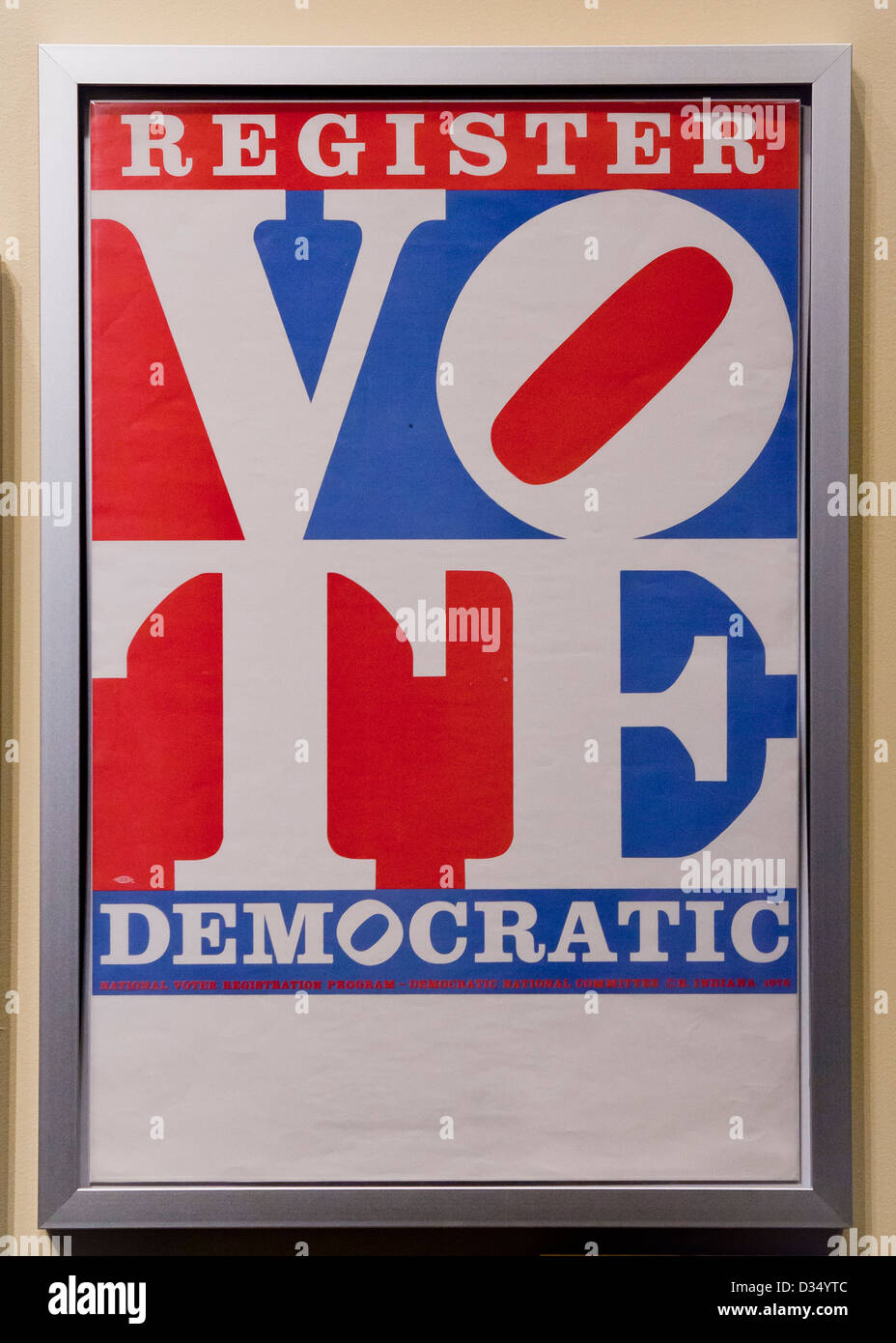 Democratic National Committee poster - circa 1976 - USA Stock Photo - Alamy