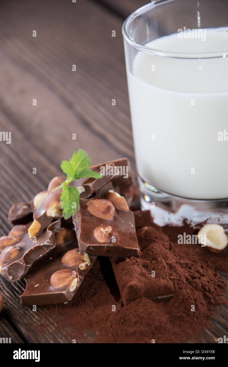 Broken dairy milk chocolate hi-res stock photography and images - Alamy