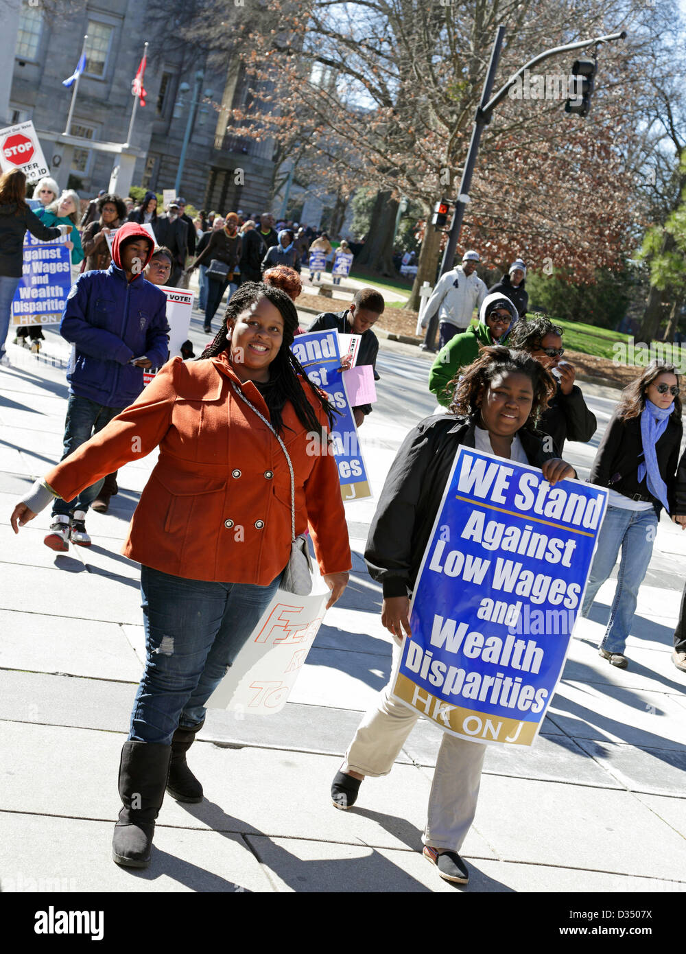 Raleigh, North Carolina, USA, February 9, 2013: Seventh "Historic ...