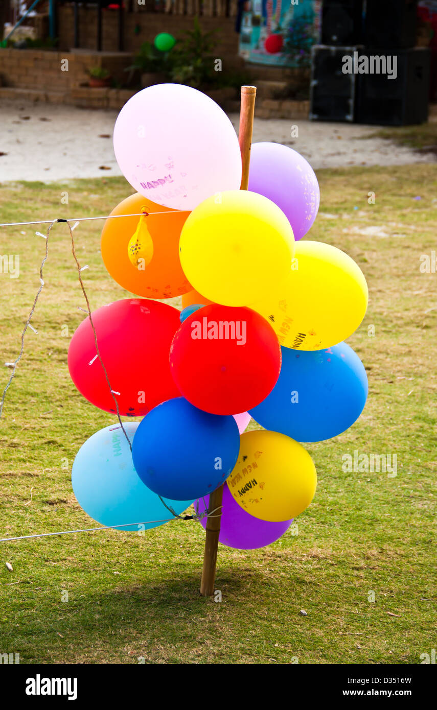 Balloon border hi-res stock photography and images - Alamy