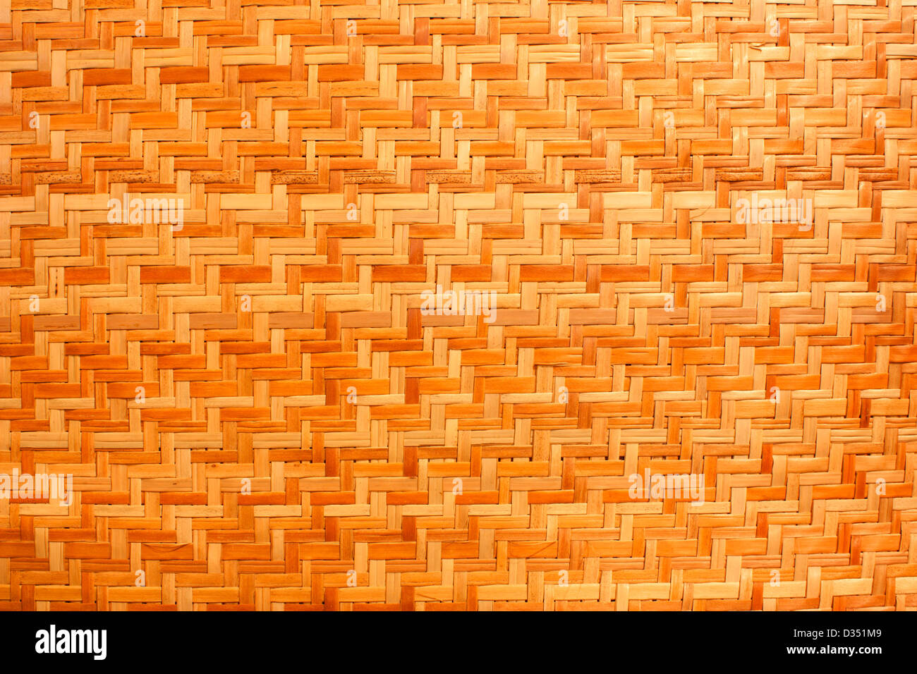 Woven rattan with natural patterns, vintage wall Stock Photo - Alamy