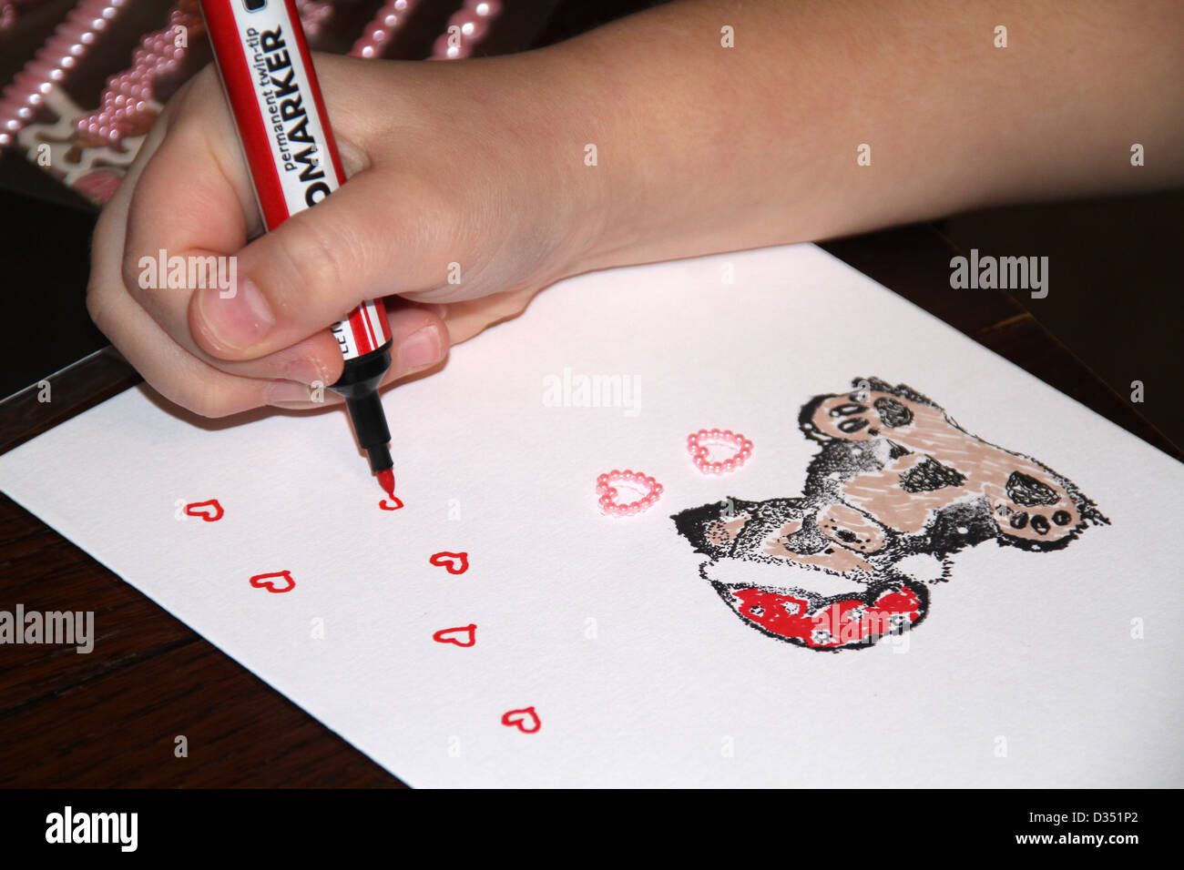 Pen and ink drawing by child High Resolution Stock Photography and ...