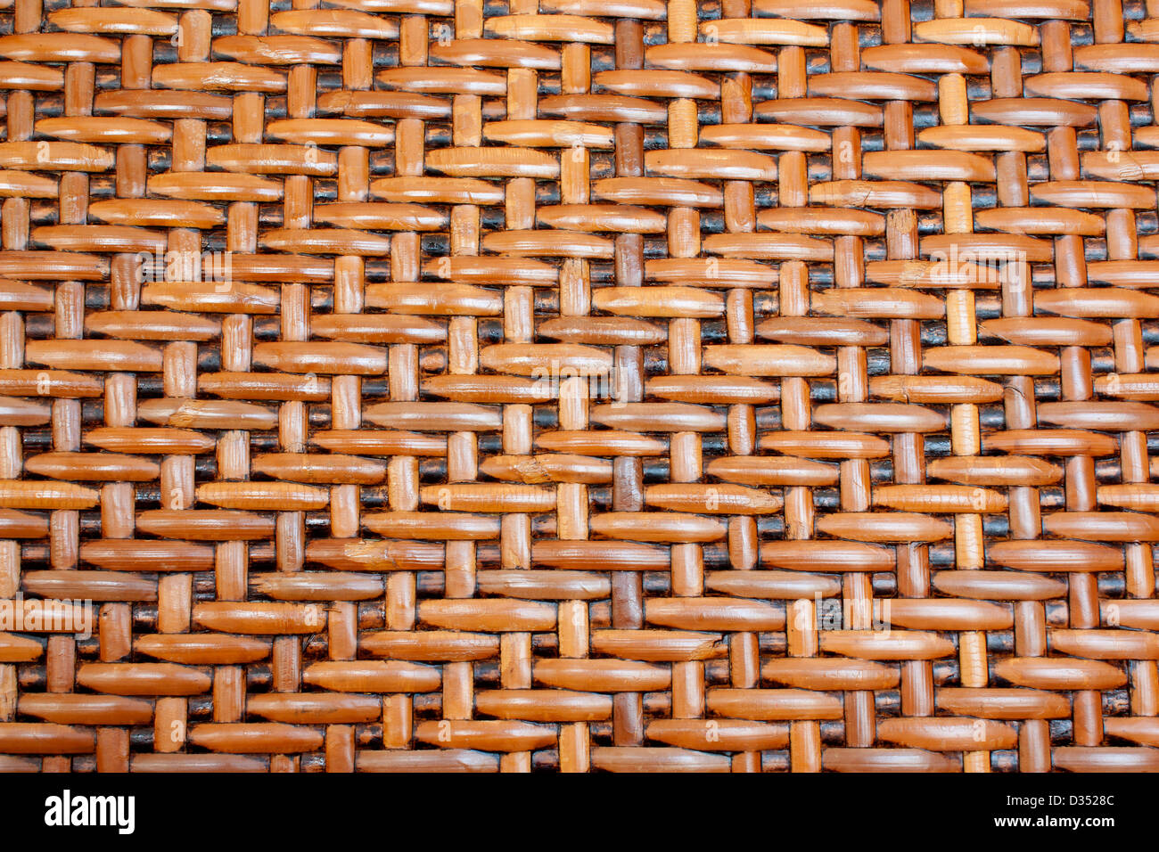 Woven rattan with natural patterns, vintage wall Stock Photo - Alamy