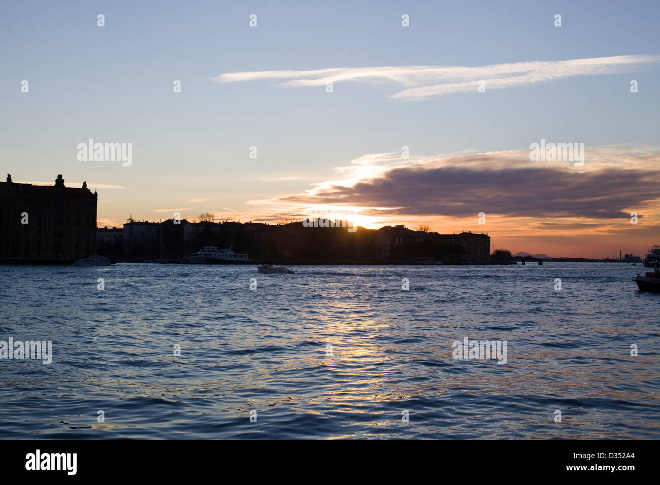 Venice Venezia city in northeast Italy marshy Venetian Lagoon Stock ...